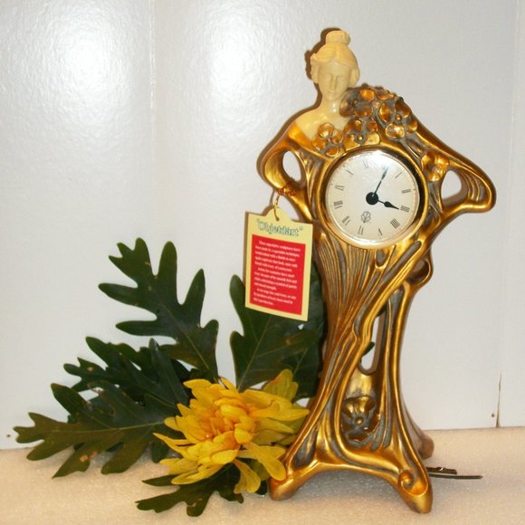 O.T.T. Objectsd'art | Accents | Art Nouveau Style Woman Repro Mantel ...